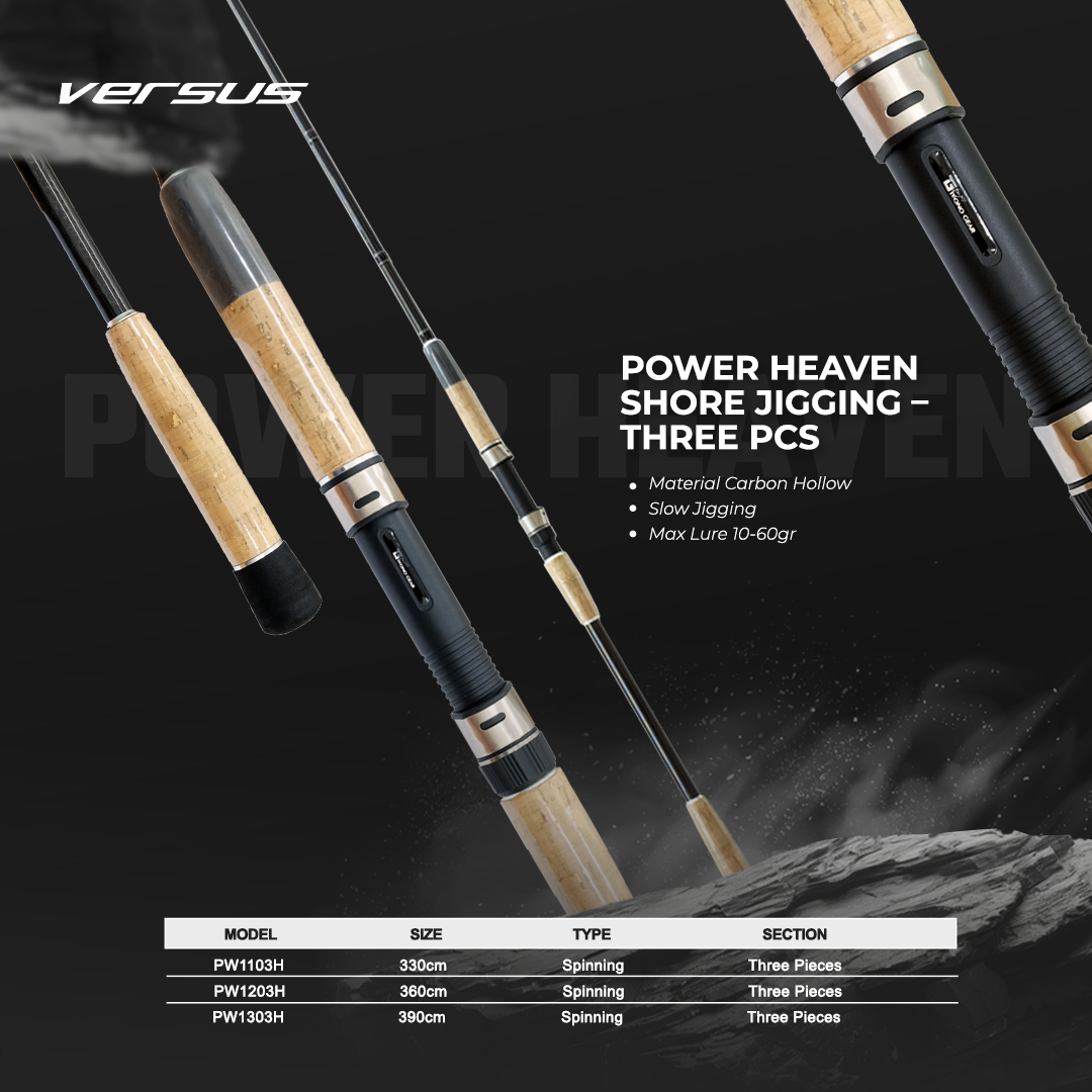 POWER HEAVEN SHORE JIGGING – THREE PCS – Go-Strike By Versus